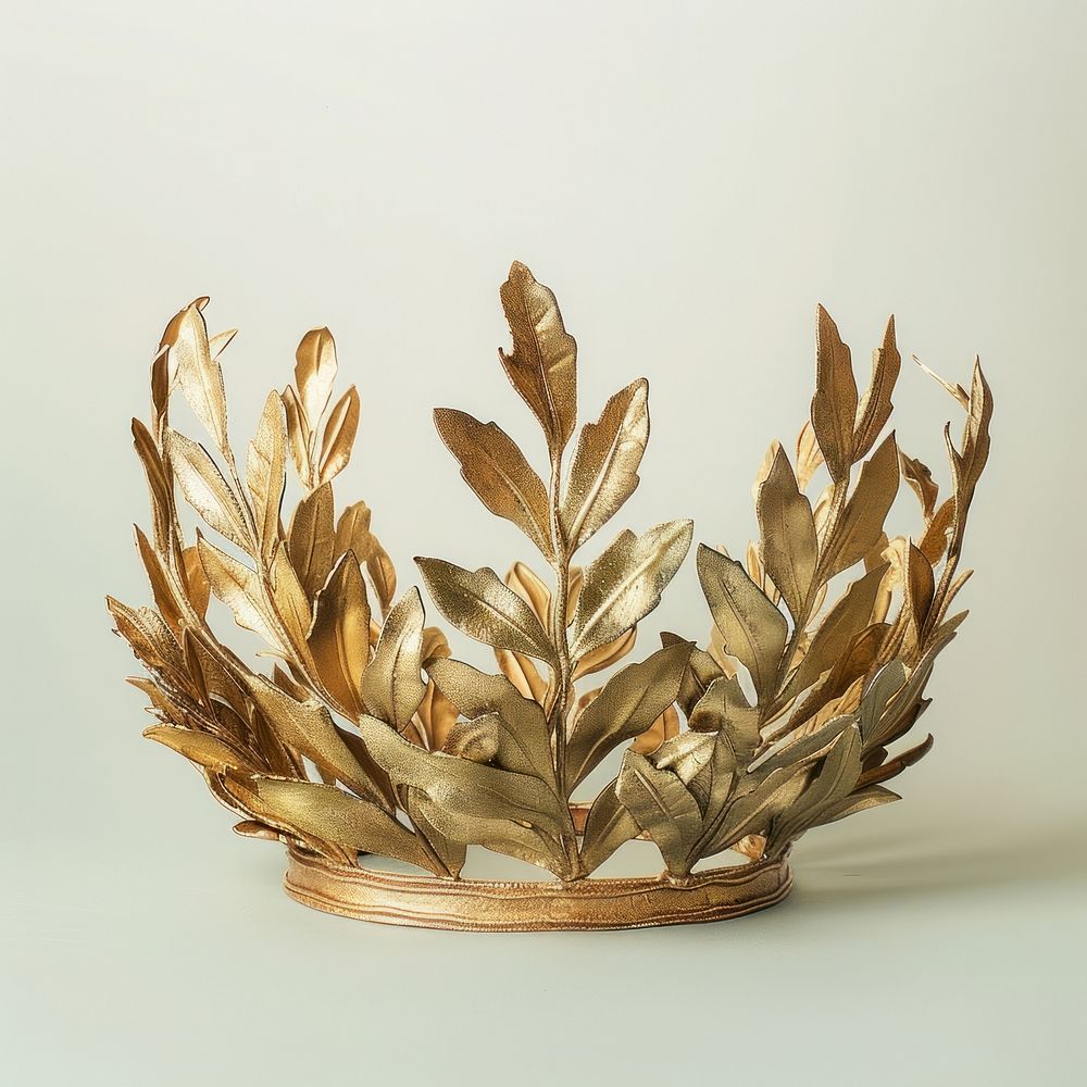 Golden laurel leaf crown | Free Photo - rawpixel
