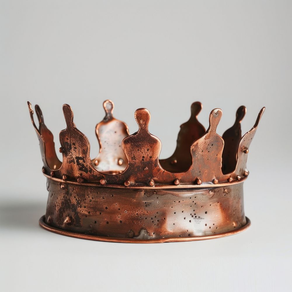 Rustic metal crown sculpture | Free Photo - rawpixel