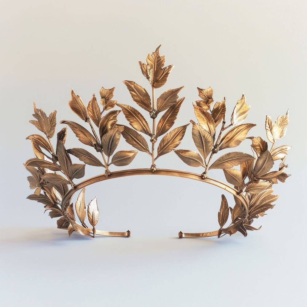 Elegant golden leaf crown | Premium Photo - rawpixel