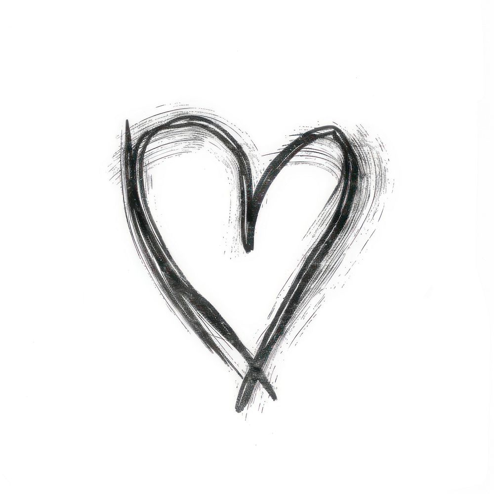 line heart drawing illustrated accessories. | Free Photo Illustration ...