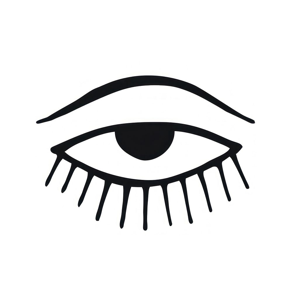 Closed eye sign drawing art | Free Photo Illustration - rawpixel