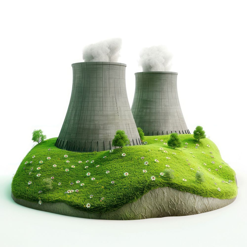 Nuclear power plant architecture building. | Free Photo - rawpixel
