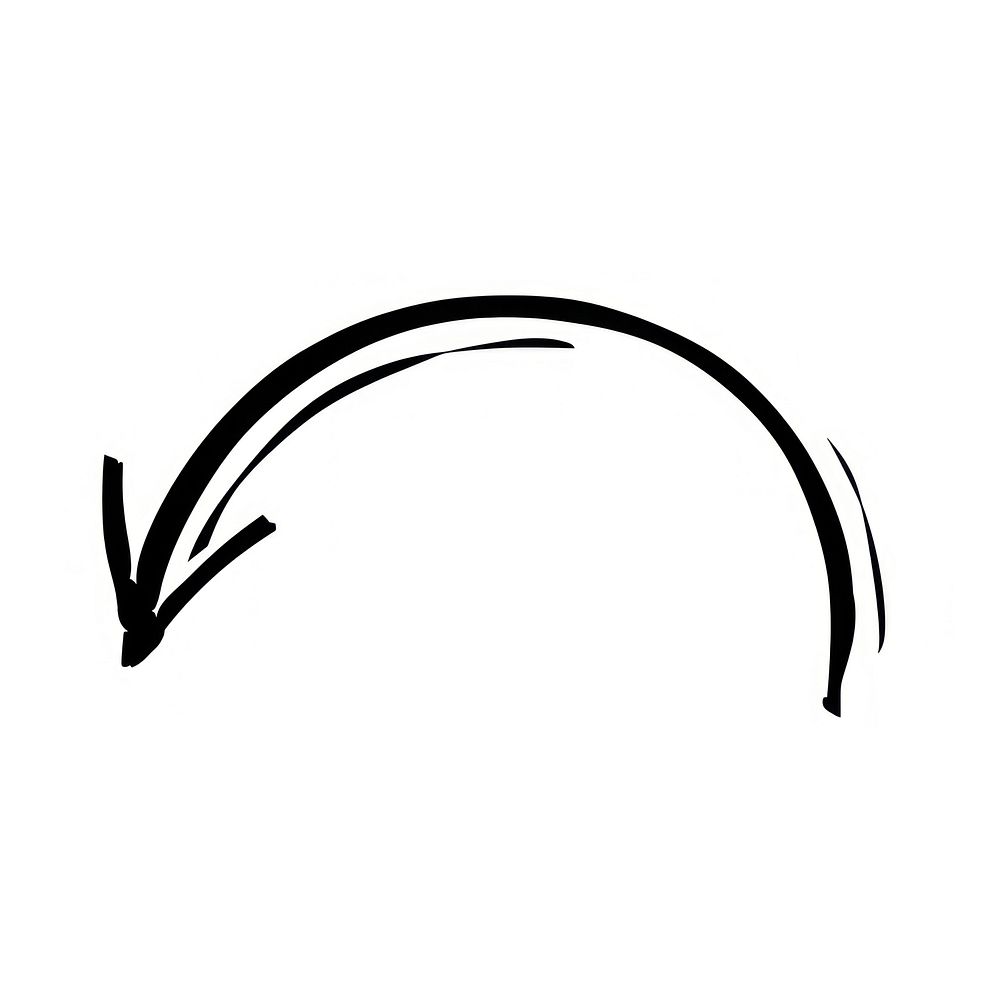 Curved dashed arrow line stencil | Free Photo Illustration - rawpixel