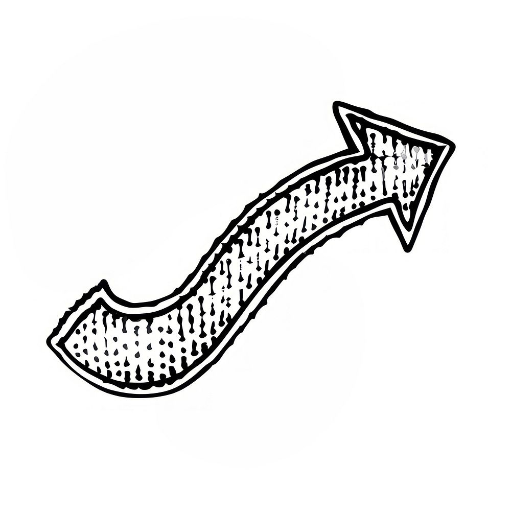 Curved dashed arrow line symbol | Free Photo Illustration - rawpixel