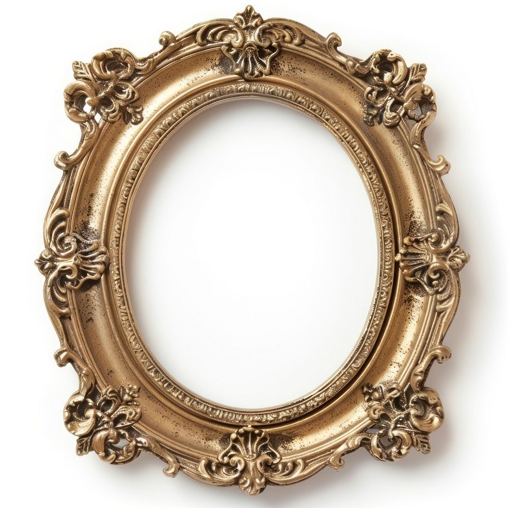 Elegant antique gold oval frame | Free Photo - rawpixel