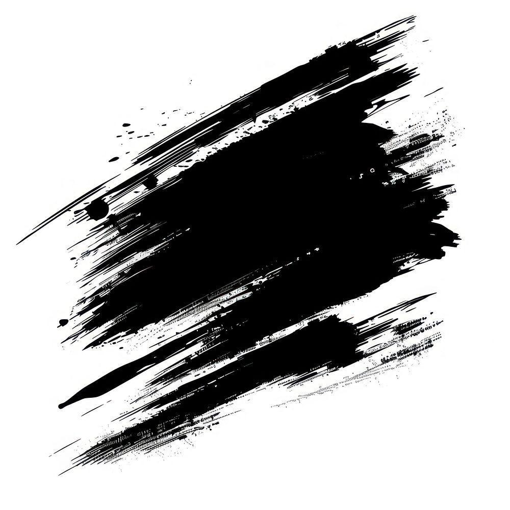 Brush stroke silhouette art illustrated. | Free Photo Illustration ...