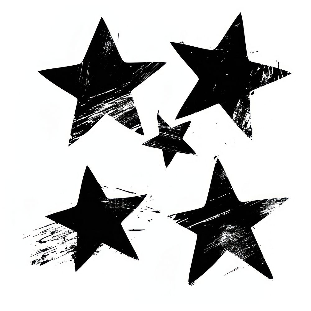 Star shape silhouette weaponry rocket. | Free Photo Illustration - rawpixel