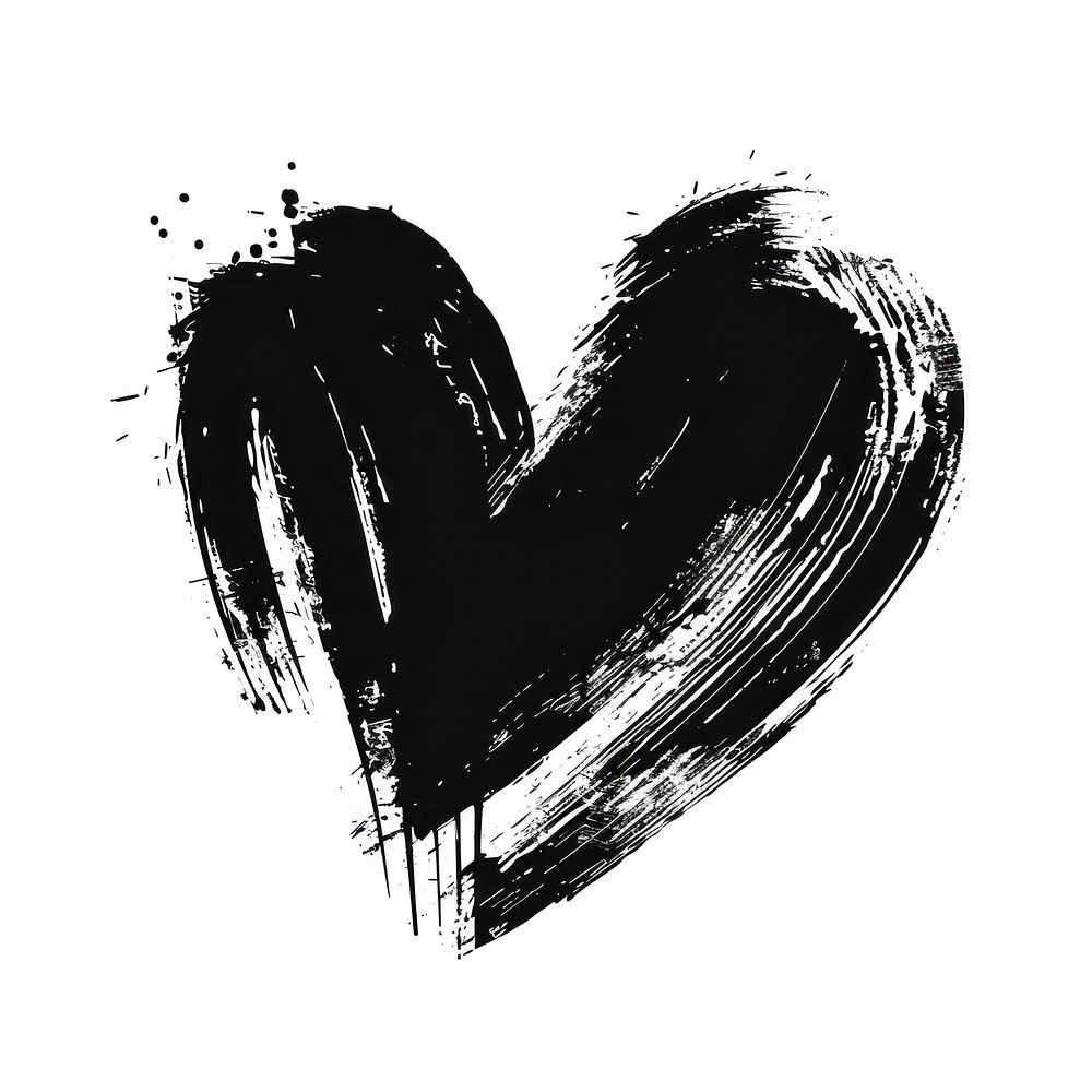 Heart shape illustrated drawing sketch. | Free Photo Illustration ...