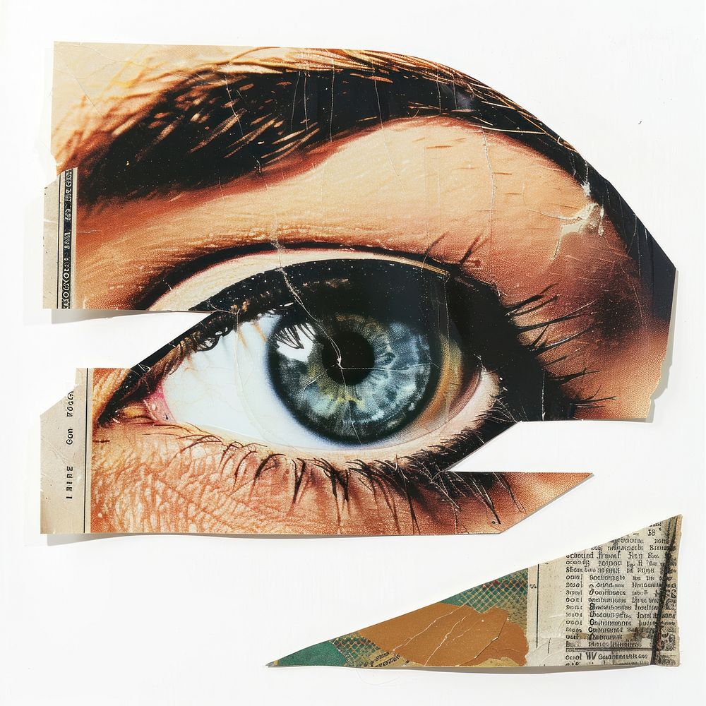 Abstract eye collage art | Free Photo Illustration - rawpixel