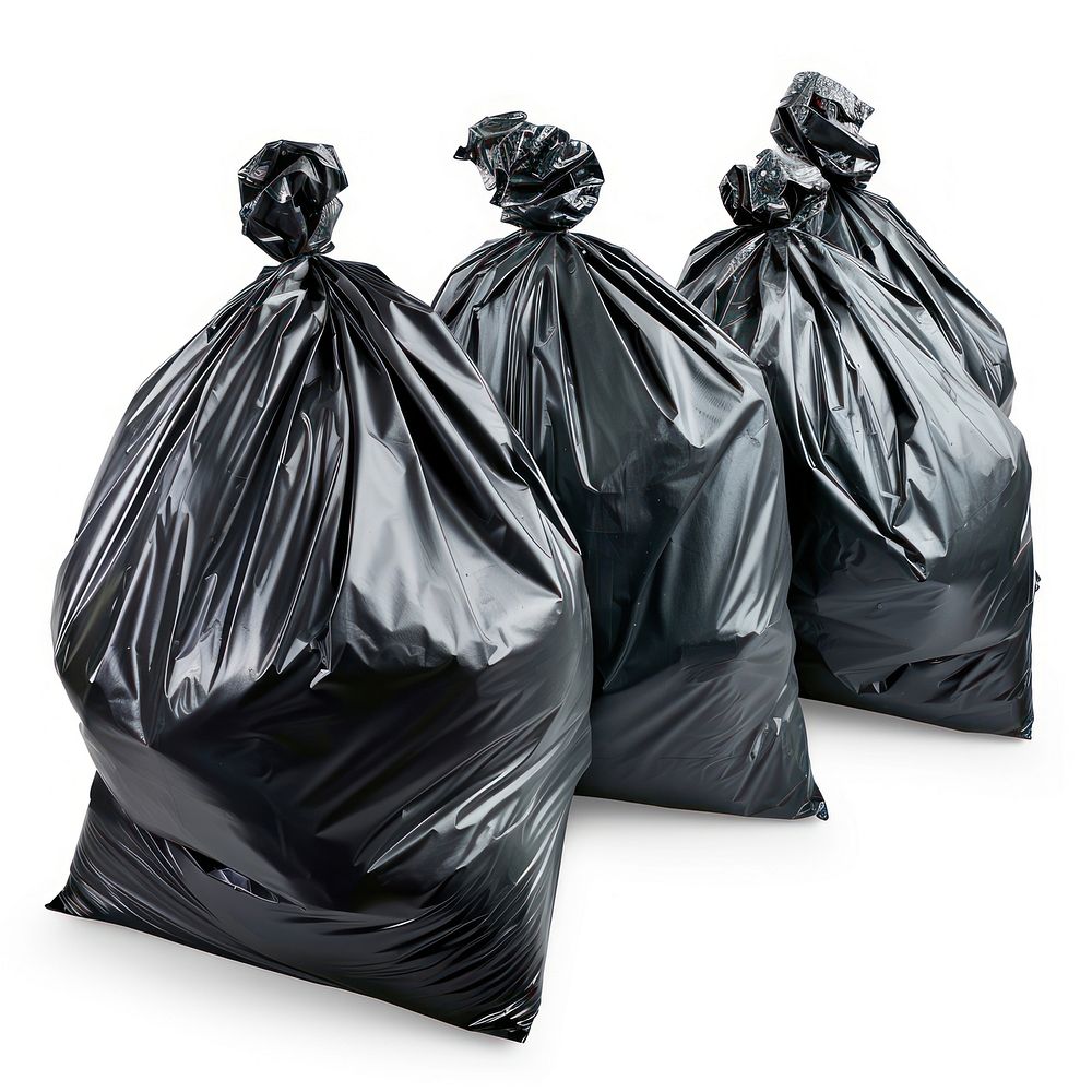 Black garbage bags tied | Free Photo - rawpixel