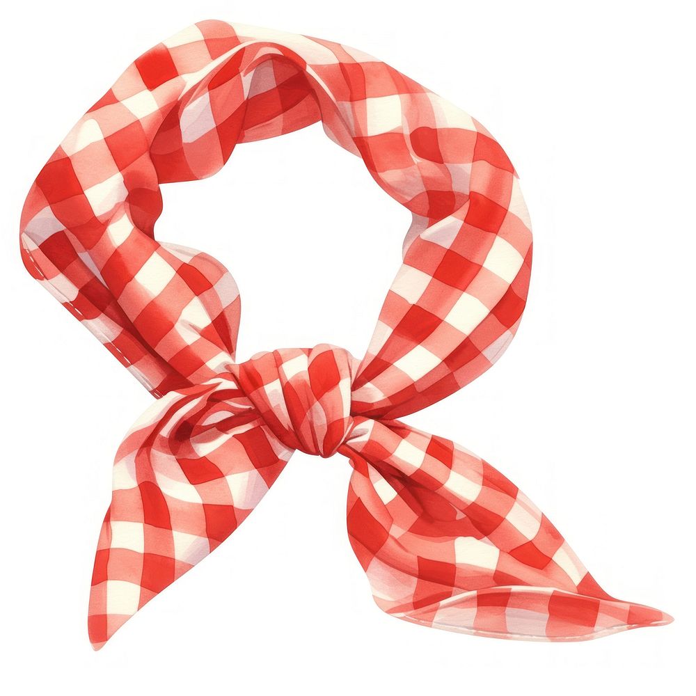 Red checkered scarf illustration | Premium Photo Illustration - rawpixel