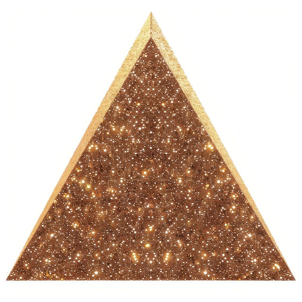 Golden glitter triangle illustration | Free Photo Illustration - rawpixel