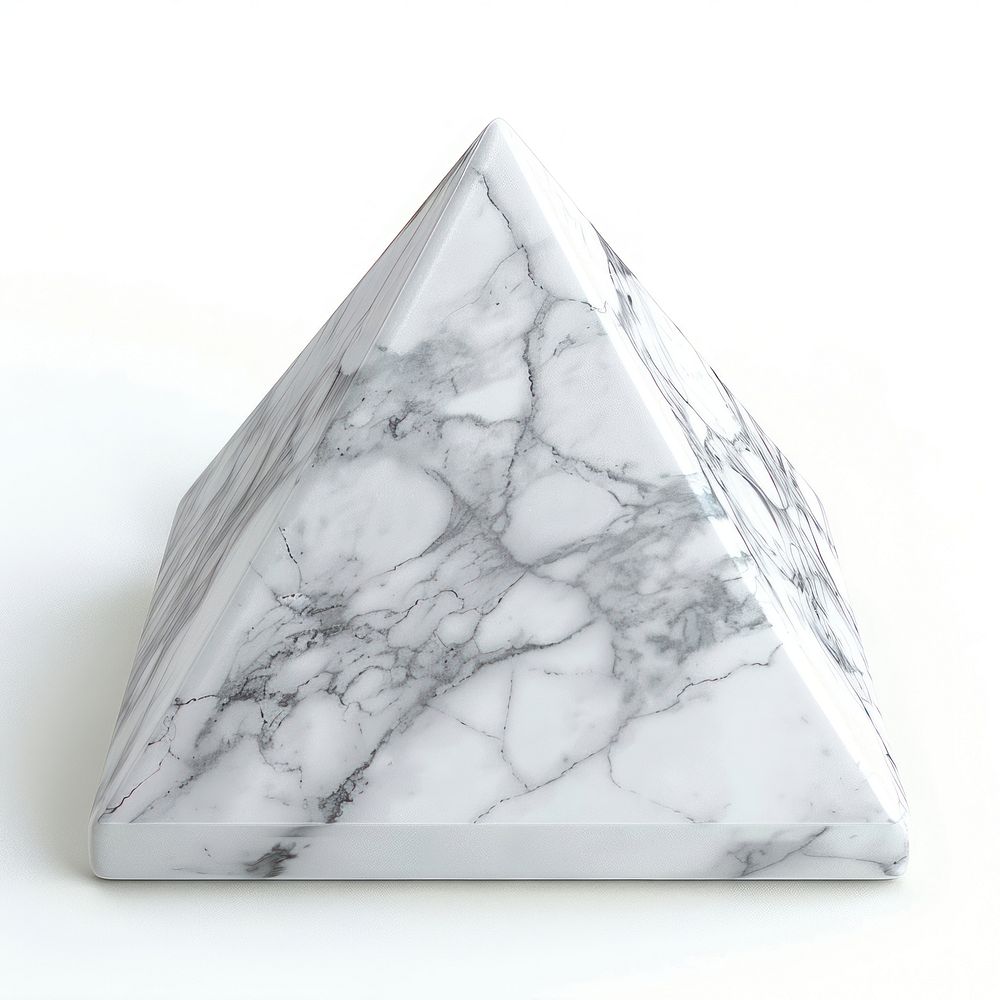 Marble pyramid decorative sculpture | Free Photo Illustration - rawpixel