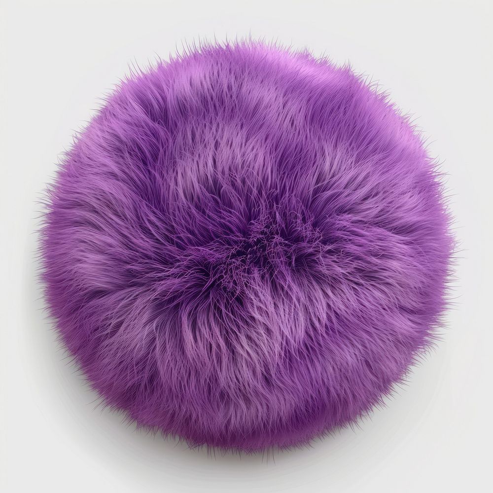 Fluffy purple circular object illustration | Free Photo Illustration ...