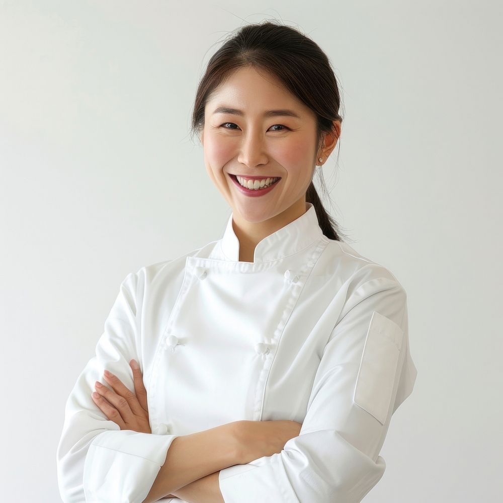 Korean American female chef happy | Free Photo - rawpixel