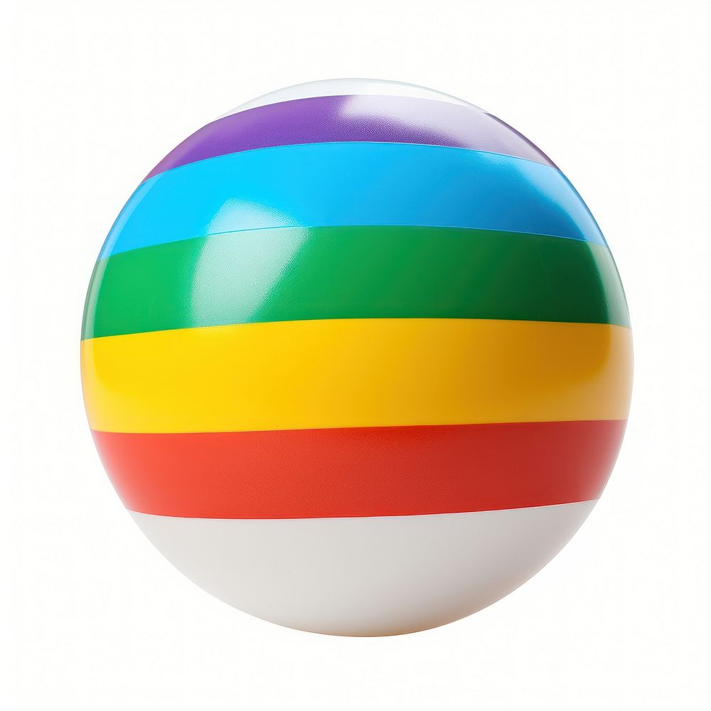 Colorful striped beach ball | Free Photo - rawpixel