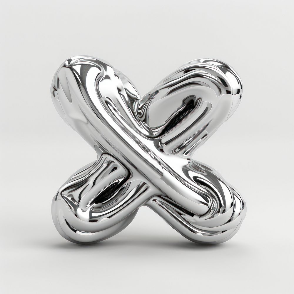 Abstract metallic chrome sculpture | Free Photo - rawpixel