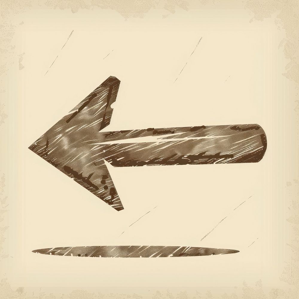 Vintage left arrow illustration | Free Photo Illustration - rawpixel