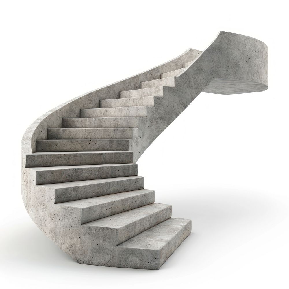 Modern concrete spiral staircase | Free Photo - rawpixel