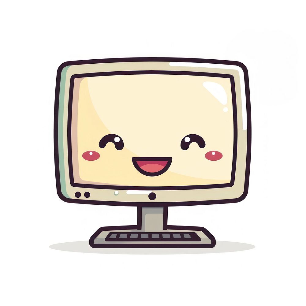 Cute computer icon electronics hardware | Free Photo Illustration ...