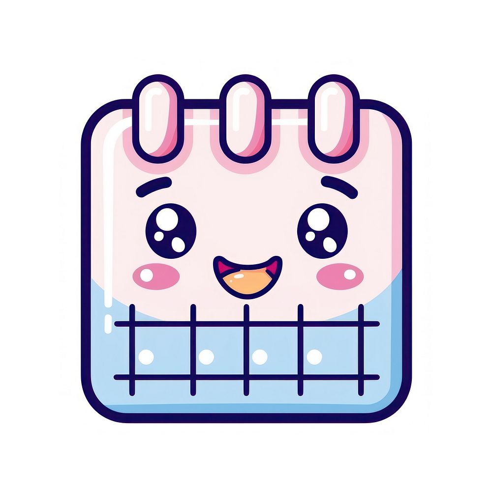 Cute calendar icon outdoors cutlery | Free Photo Illustration - rawpixel