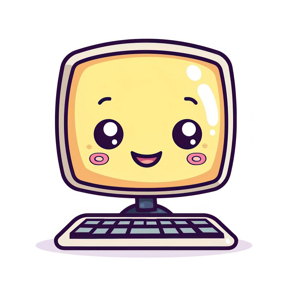Cute computer icon electronics hardware | Free Photo Illustration ...