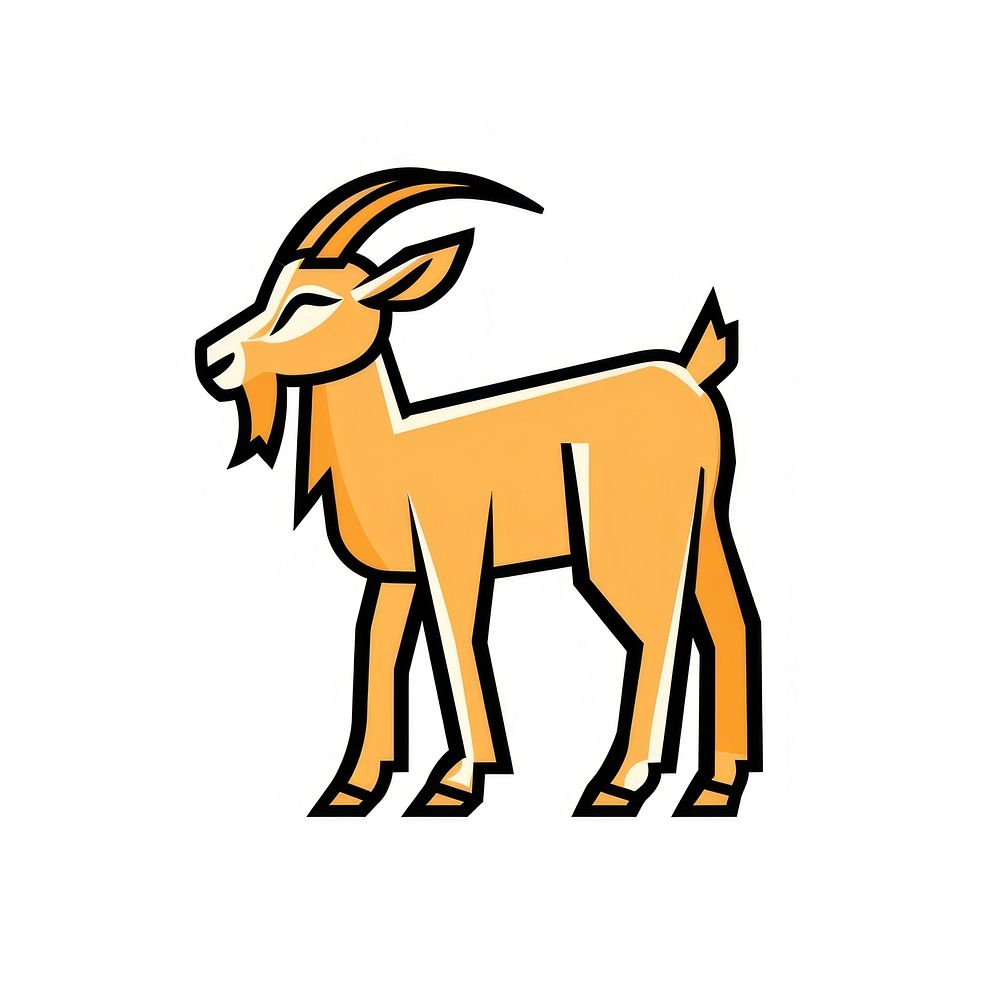 Stylized goat illustration, bold lines | Free Photo Illustration - rawpixel