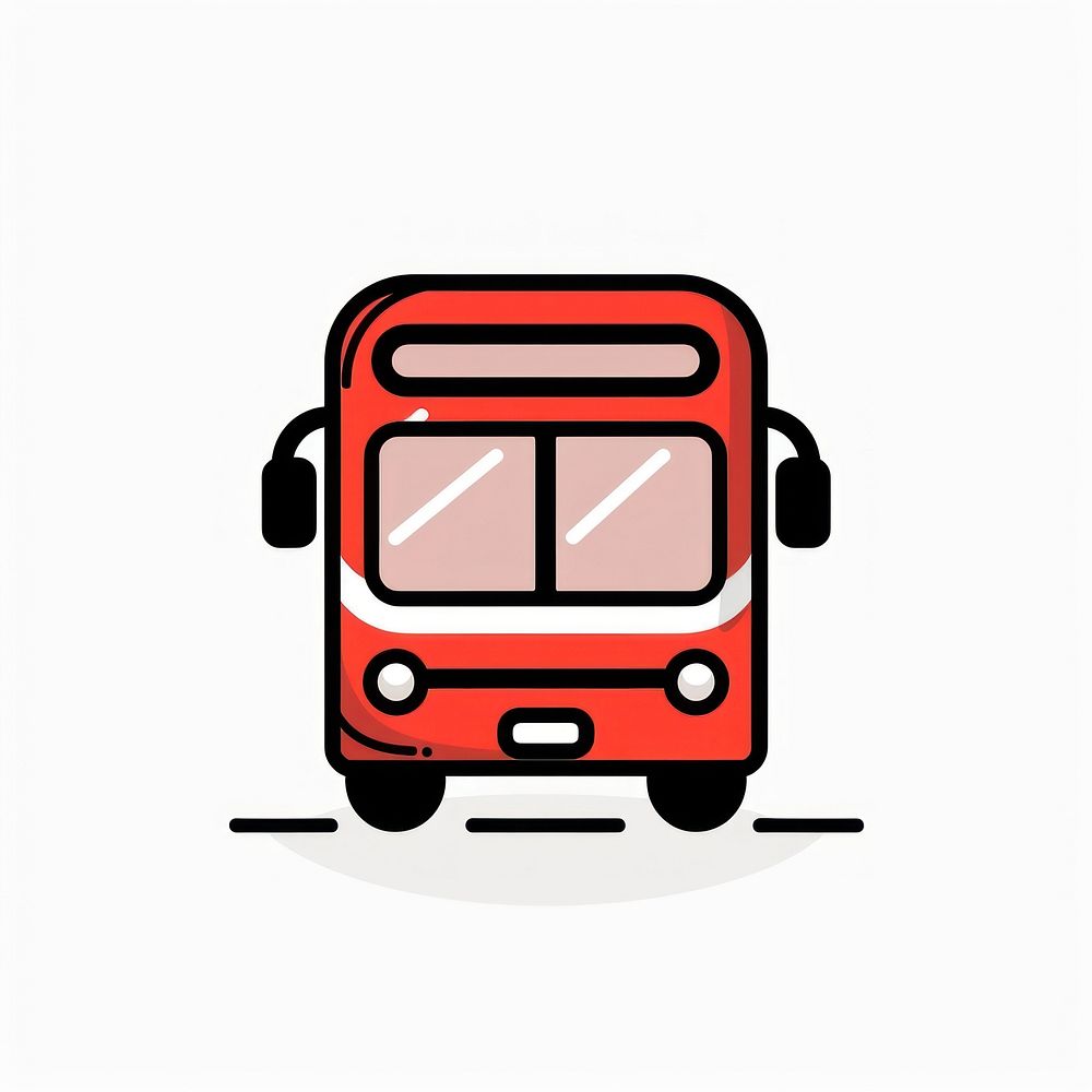Red bus vector illustration | Free Photo Illustration - rawpixel