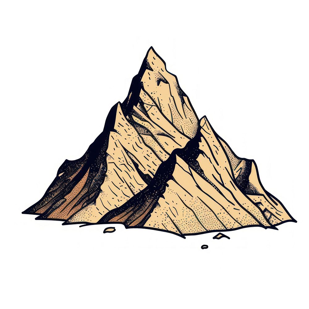 Mountain vector cartoon illustrated outdoors | Free Photo Illustration ...