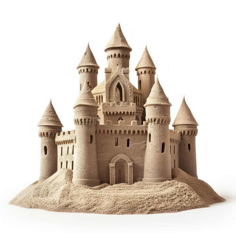 Intricate sandcastle with turrets | Premium Photo - rawpixel