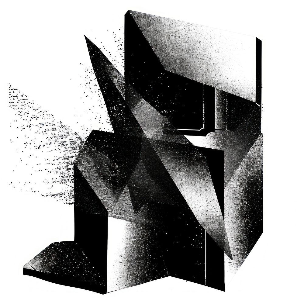 Abstract Geometric Monochrome Art Premium Photo Illustration Rawpixel