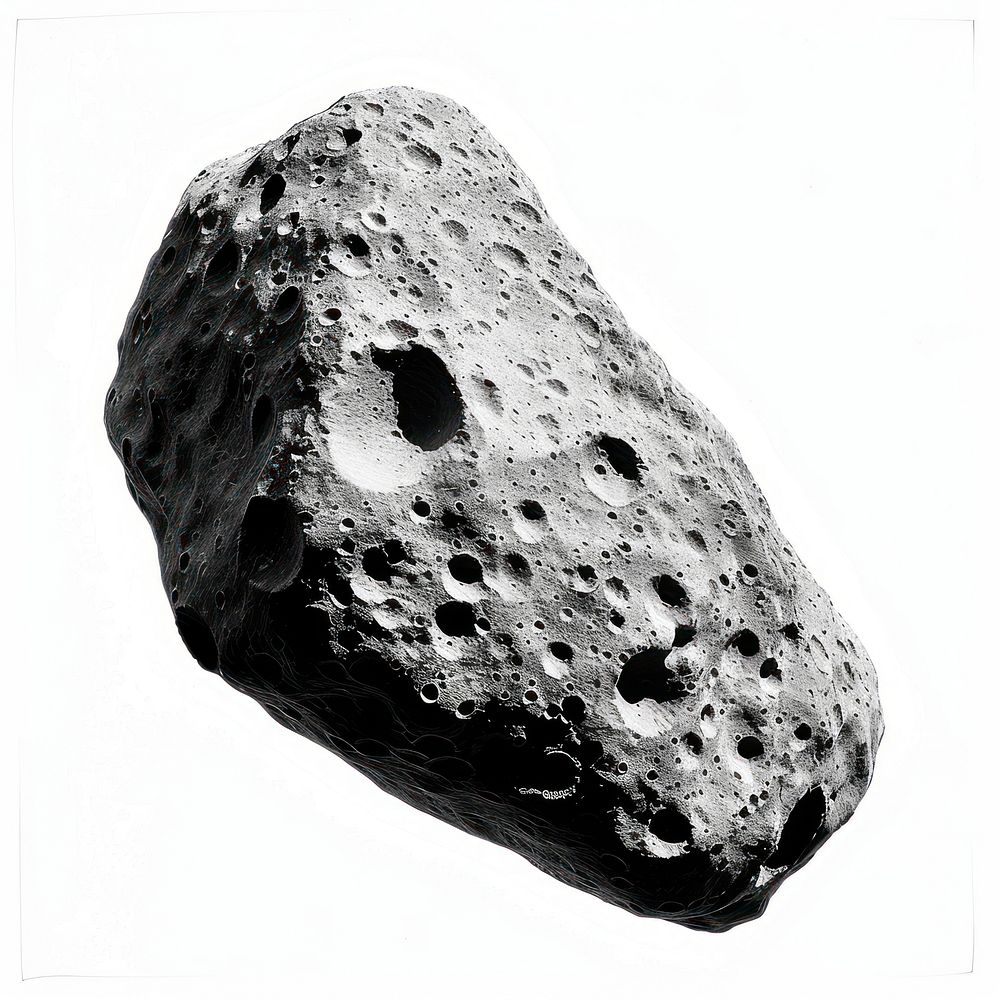 Detailed asteroid space rock image | Free Photo - rawpixel