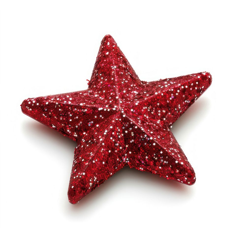 Sparkling red glitter star | Free Photo - rawpixel