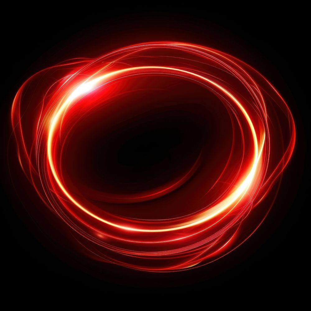Glowing red light energy circle | Free Photo Illustration - rawpixel