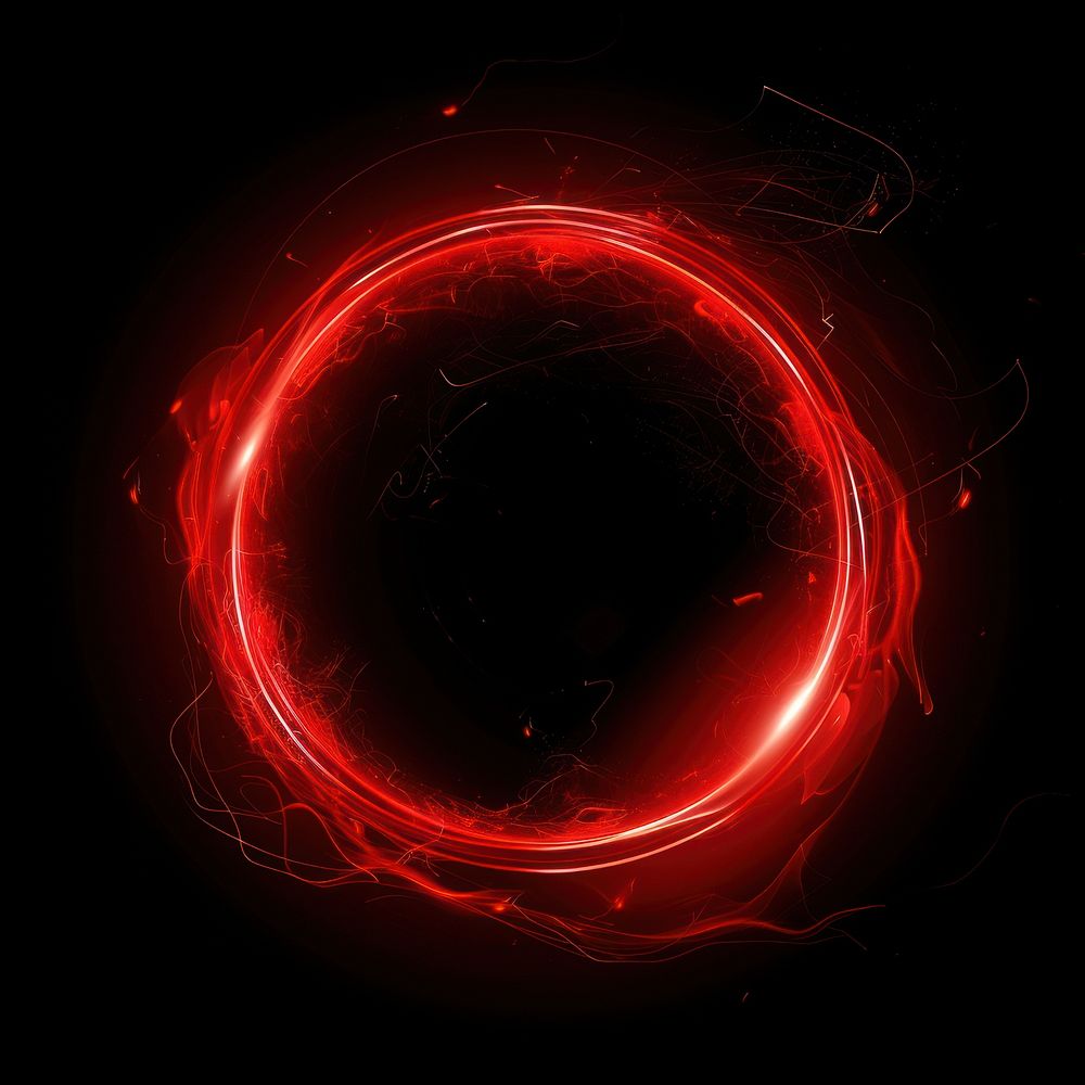 Fiery red glowing energy ring | Free Photo Illustration - rawpixel