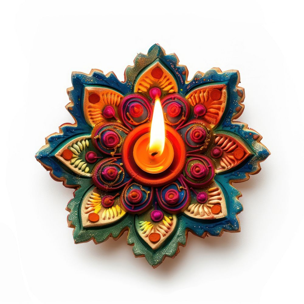 Colorful decorative Diwali diya | Free Photo - rawpixel