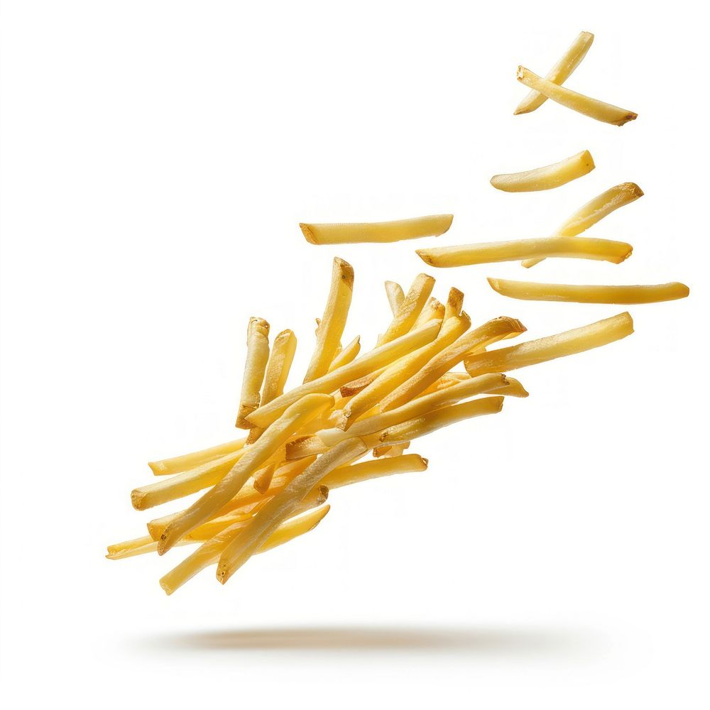 Crispy golden flying French fries | Free Photo - rawpixel