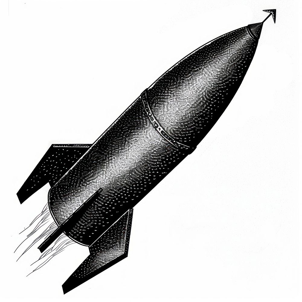Retro rocket ship illustration | Free Photo Illustration - rawpixel