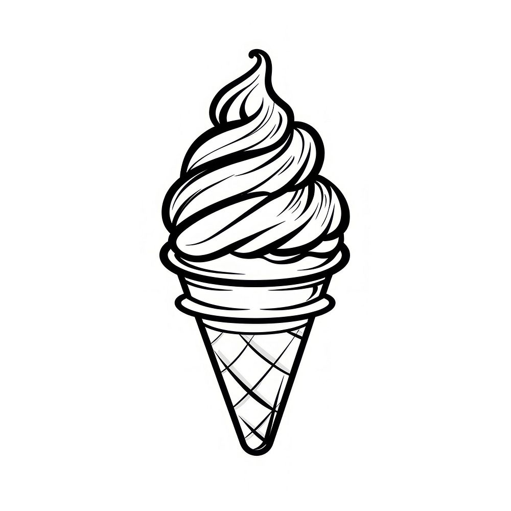 Soft serve vector cartoon illustration | Free Photo Illustration - rawpixel