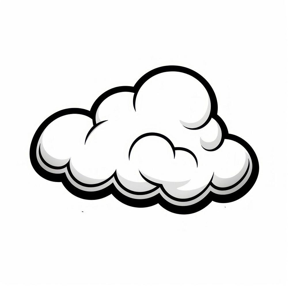 Cartoon illustration cloud dynamite weaponry | Free Photo Illustration ...