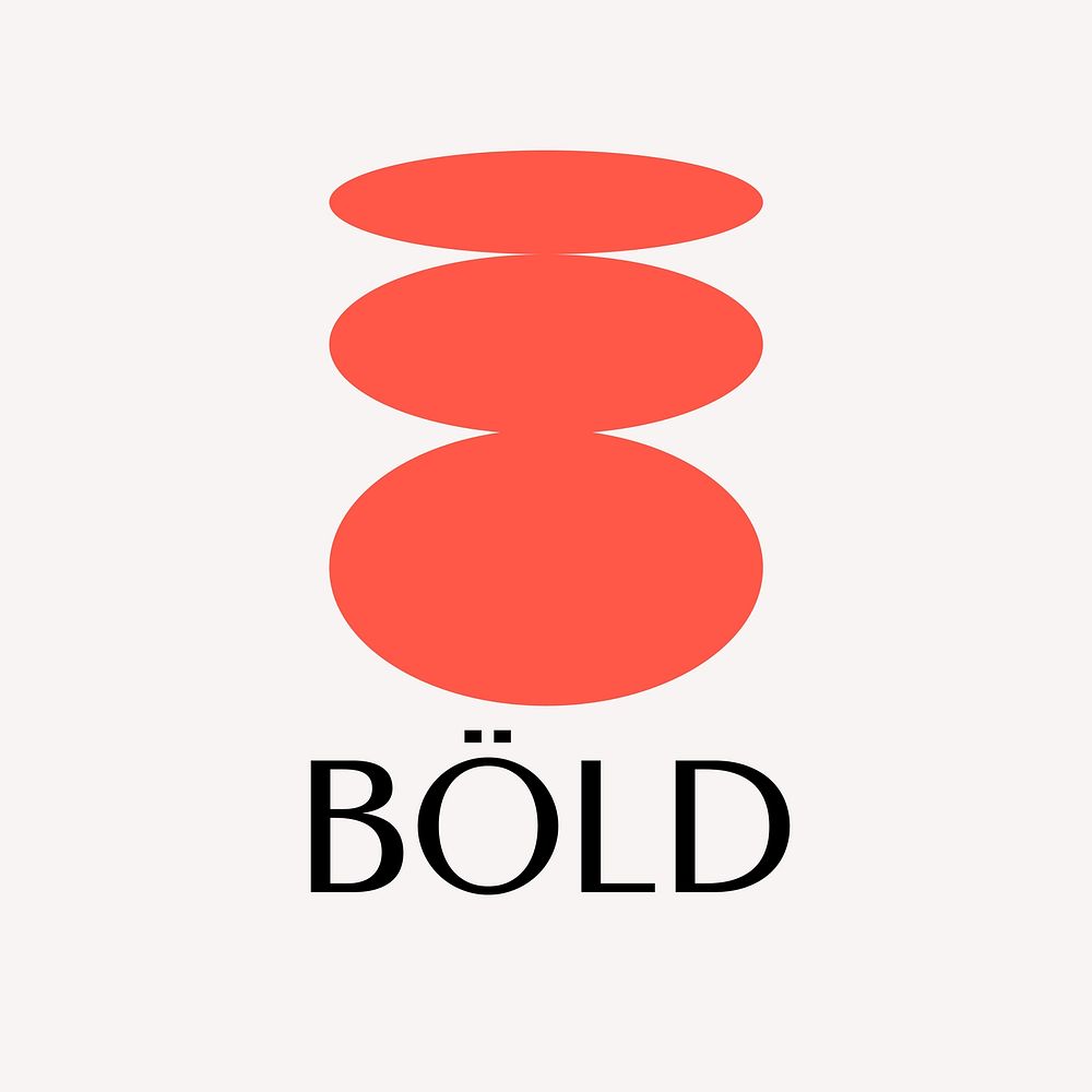 Abstract red business logo template | Premium Vector Template - rawpixel