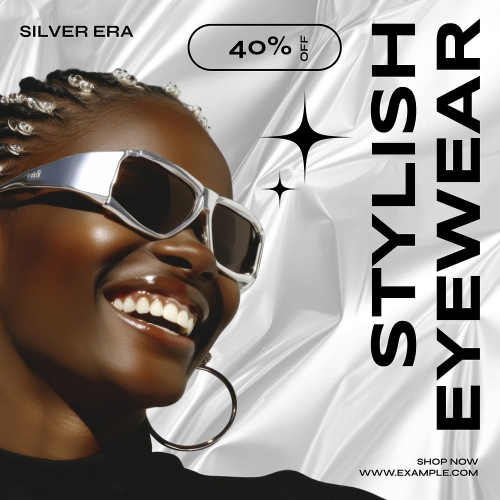 Glasses fashion sale Instagram post | Premium Vector Template - rawpixel