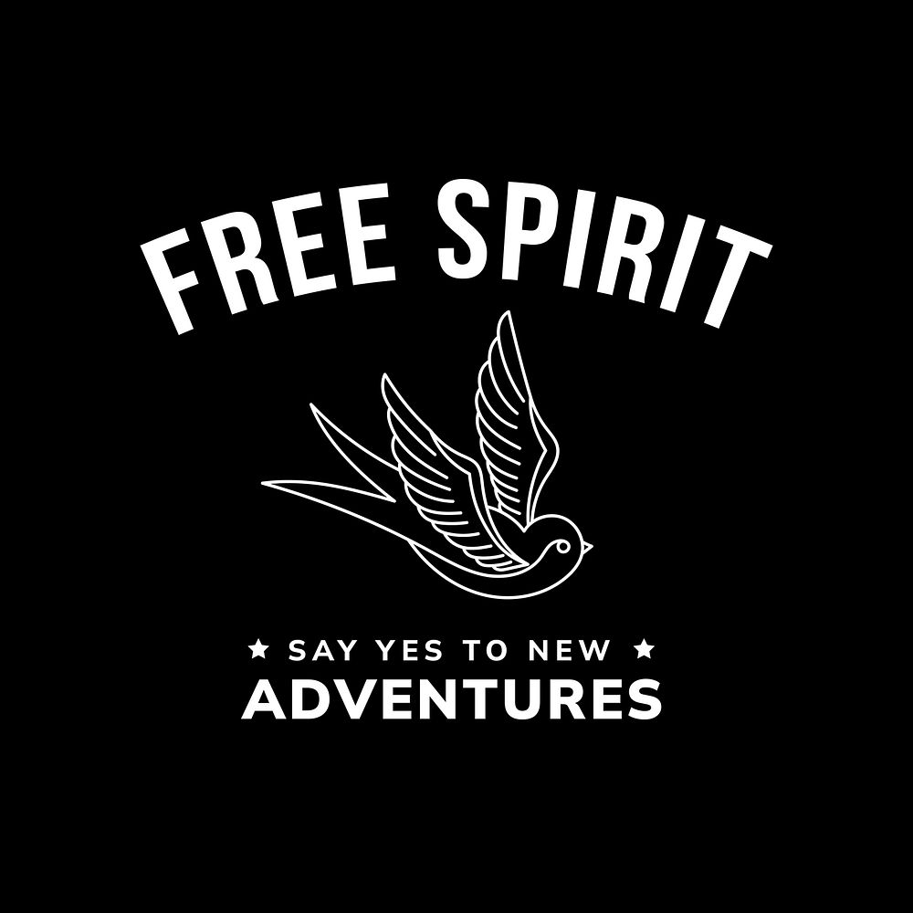 Free spirit logo template vector | Premium Vector - rawpixel