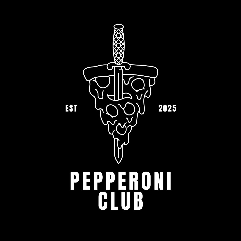 Pepperoni pizza logo template vector | Premium Vector - rawpixel