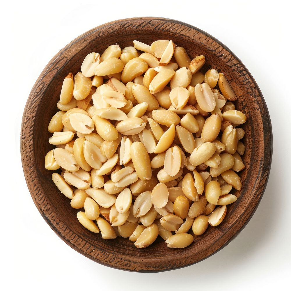 Roasted peanuts in wooden bowl | Free Photo - rawpixel