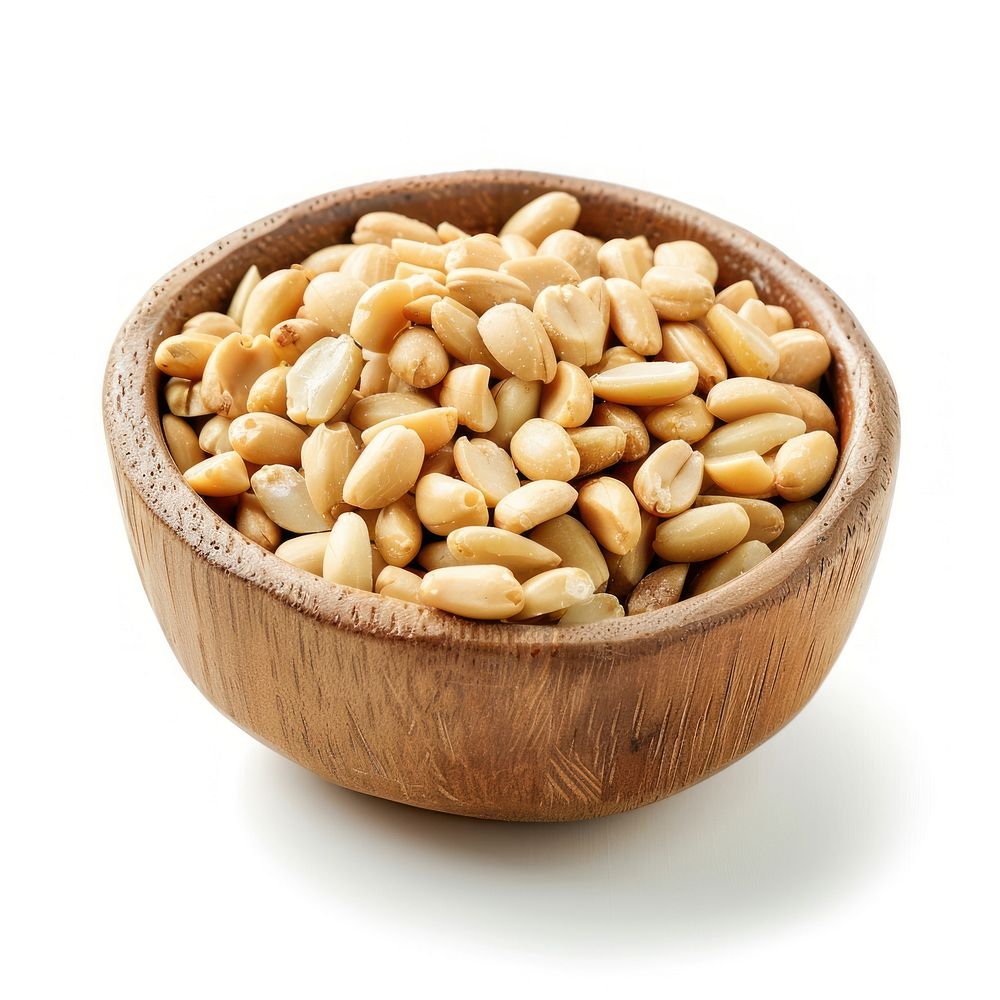 Roasted peanuts in wooden bowl | Free Photo - rawpixel