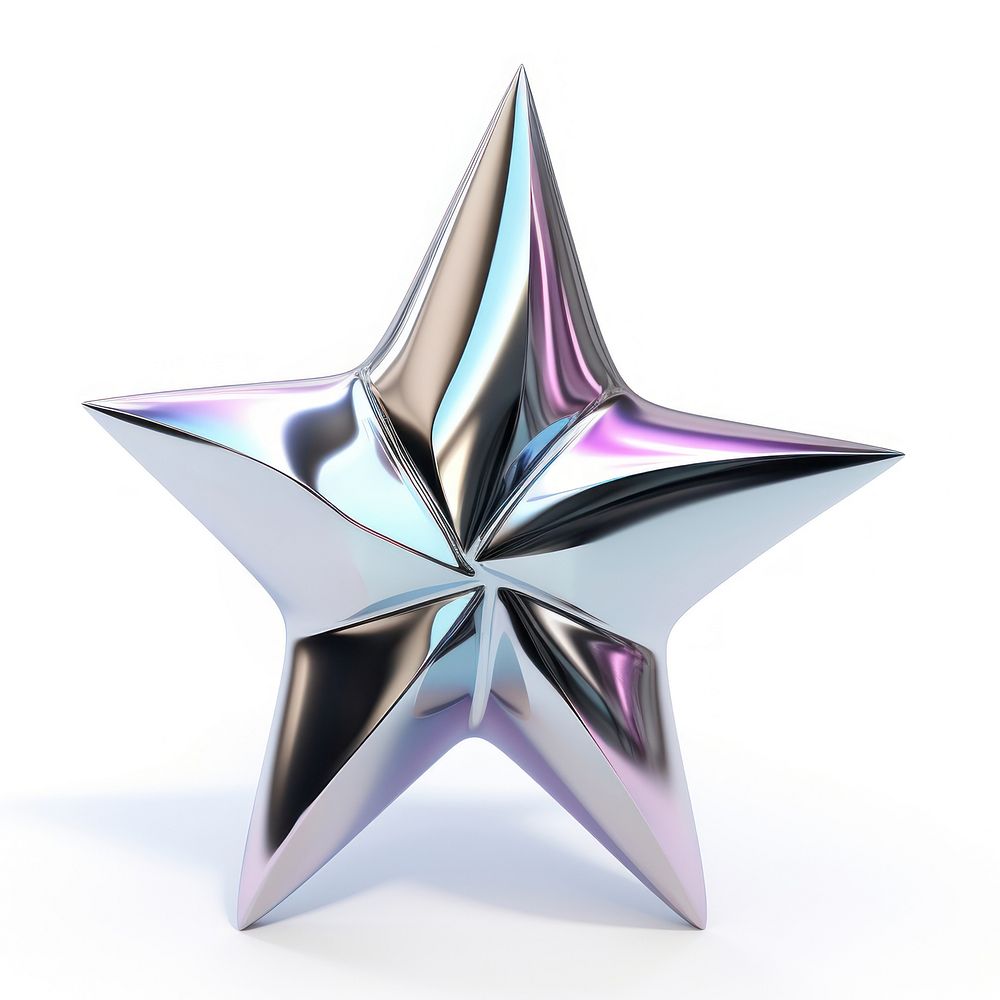 Shiny metallic star illustration | Free Photo Illustration - rawpixel