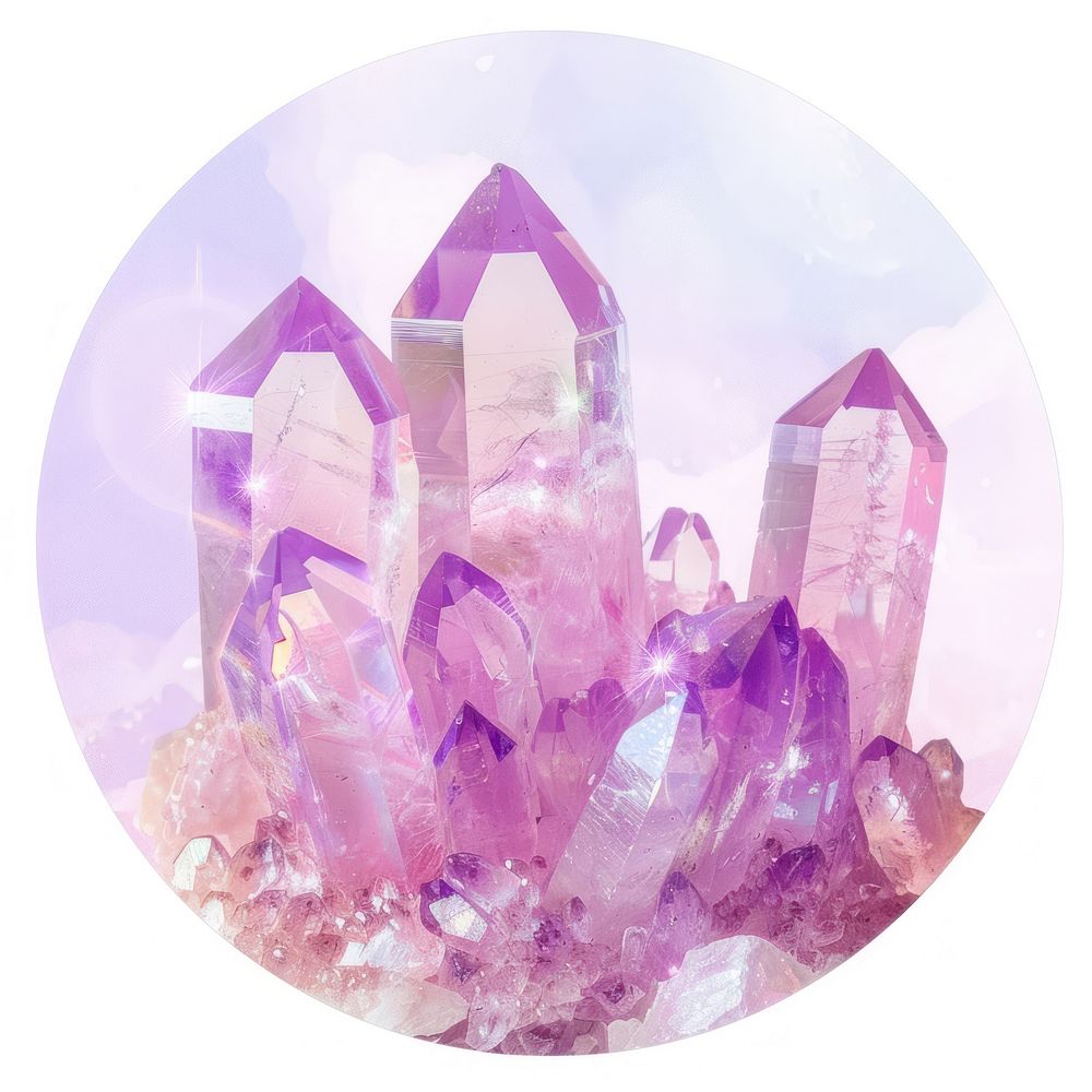 Enchanting purple crystal formation | Free Photo - rawpixel