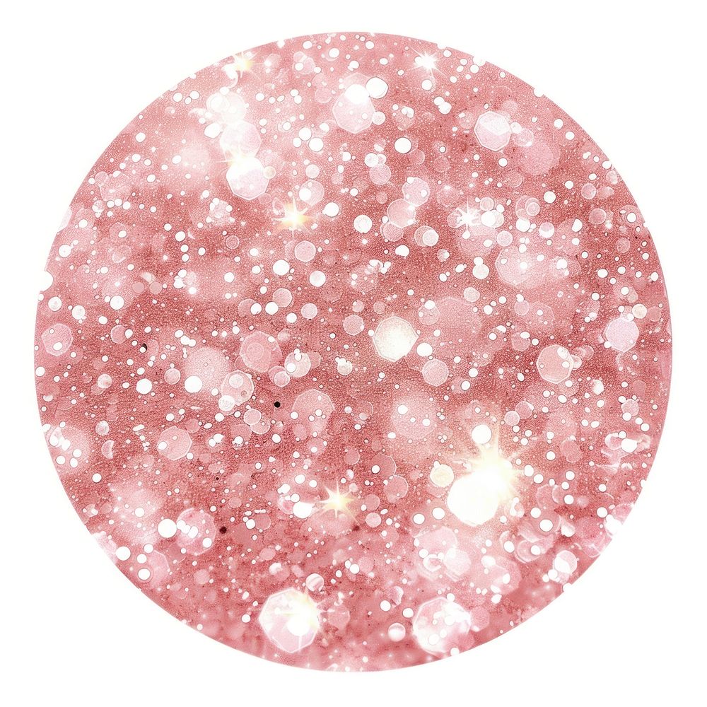 Sparkling pink glitter circle | Free Photo Illustration - rawpixel