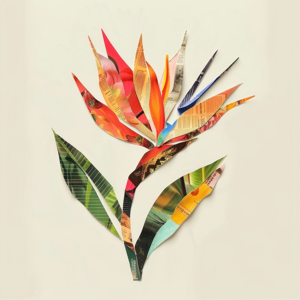 Colorful abstract flower collage | Free Photo Illustration - rawpixel